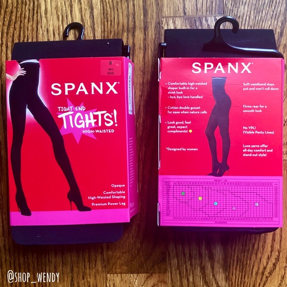SPANX | Accessories | Spanx High Waisted Tight End Tights Sizes B C ...